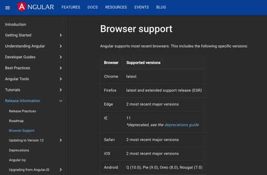 How to Support IE11 Users as You Move to Angular 13